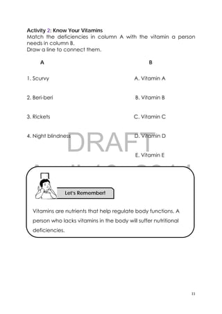 Grade 3 Health Learners Module | PDF