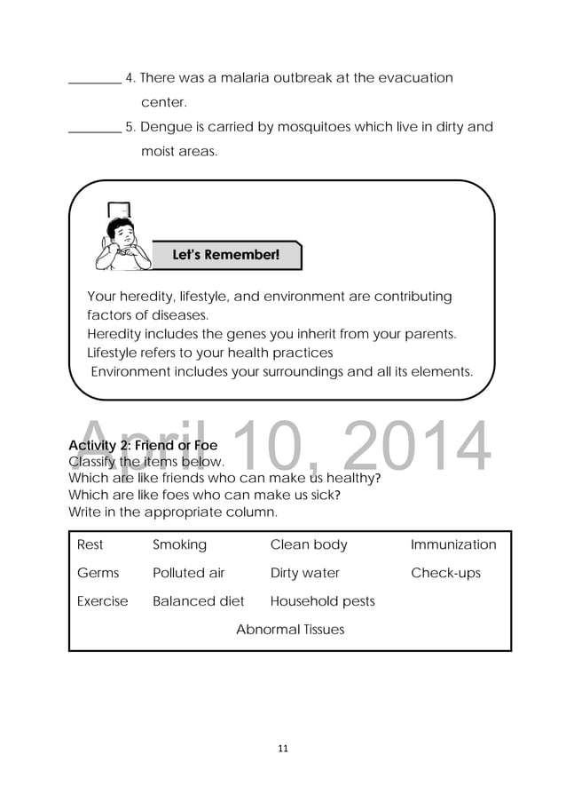 Grade 3 Health Learners Module | PDF