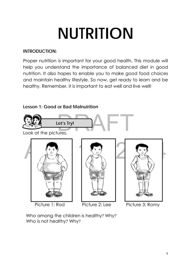 Grade 3 Health Learners Module | PDF