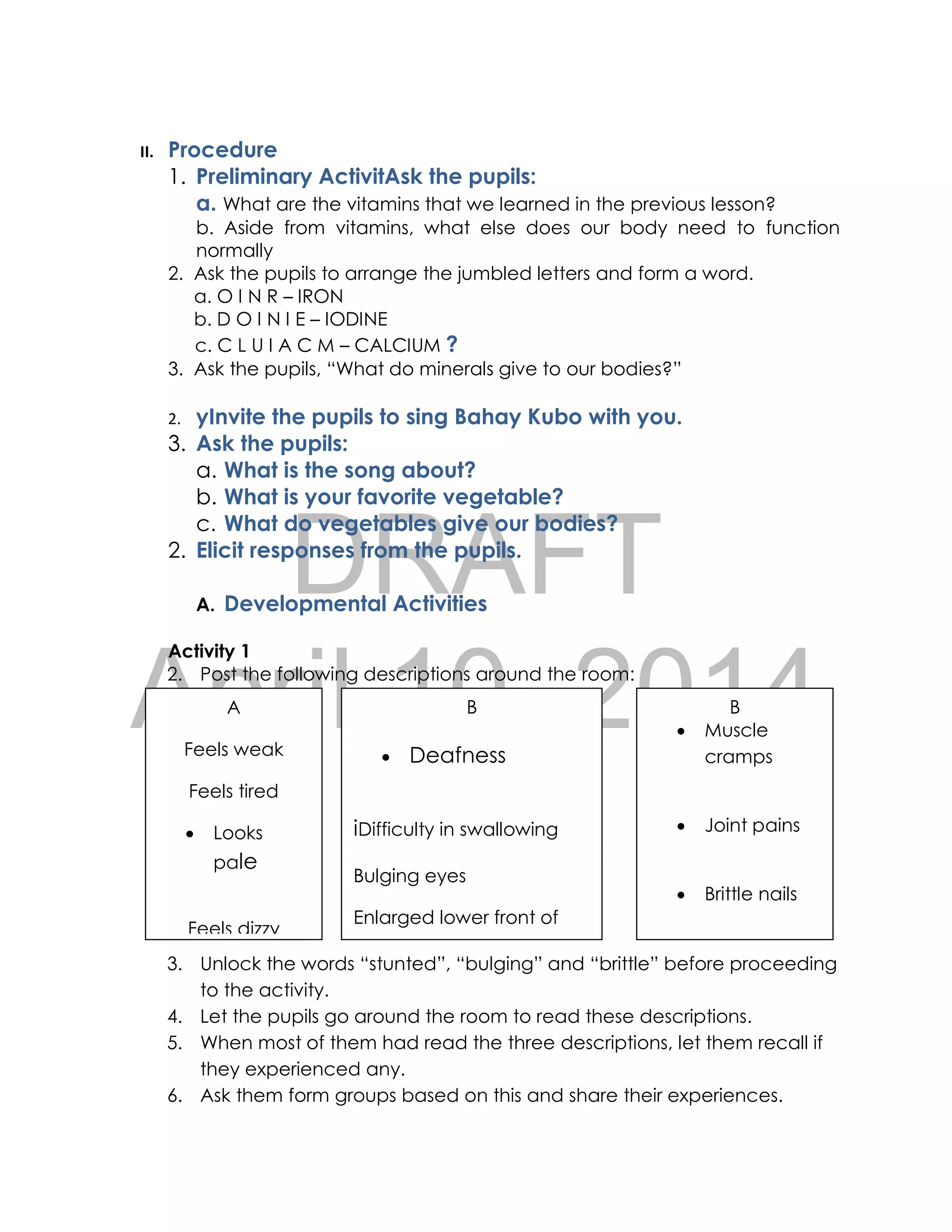 Grade 3 Health Teachers Guide | PDF