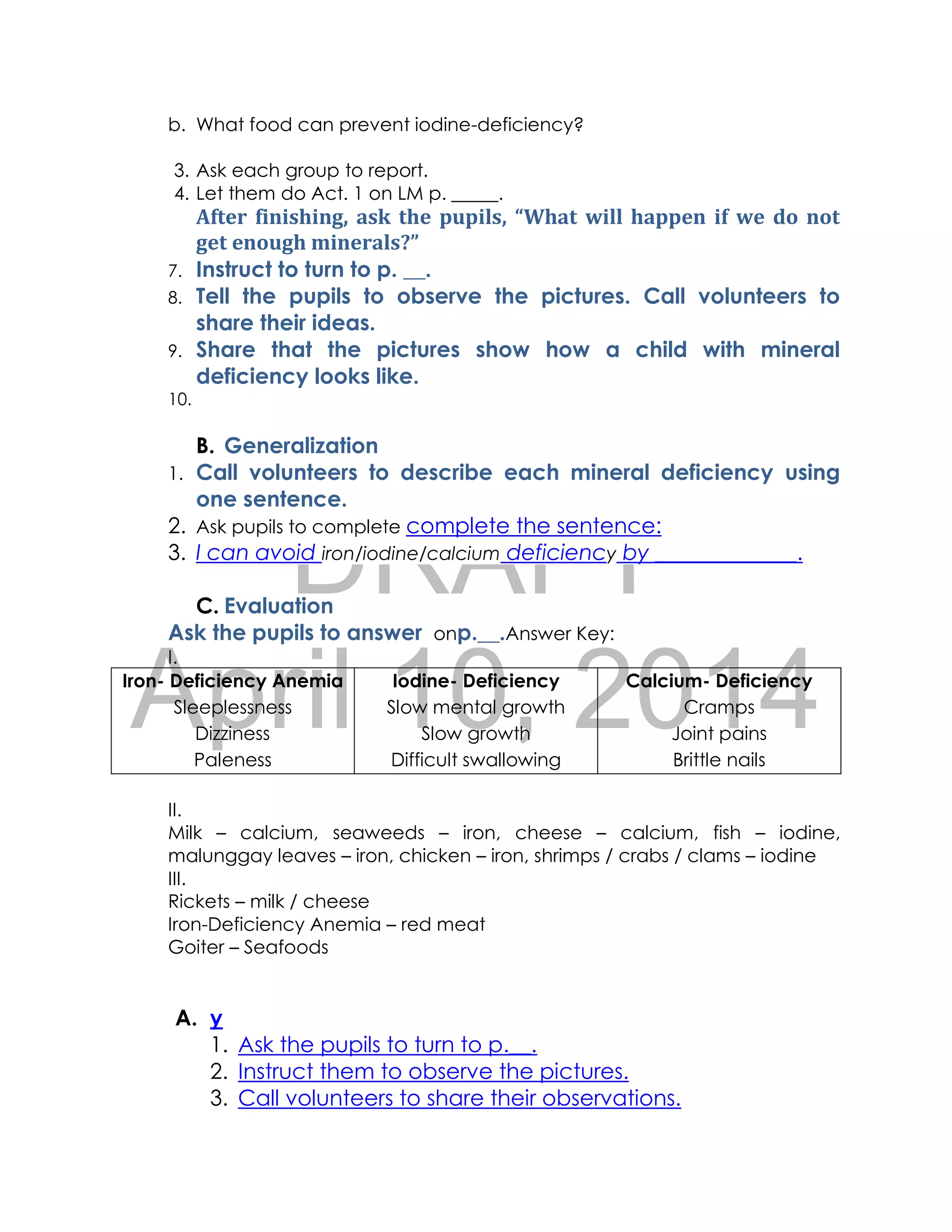 Grade 3 Health Teachers Guide | PDF