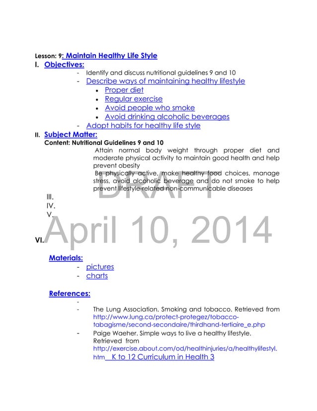 Grade 3 Health Teachers Guide | PDF