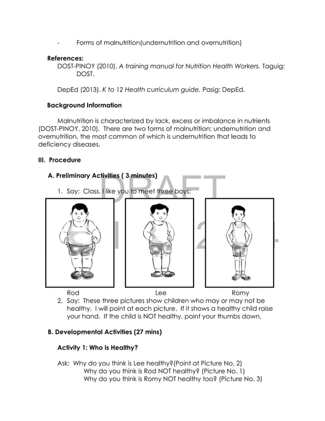 Grade 3 Health Teachers Guide | PDF