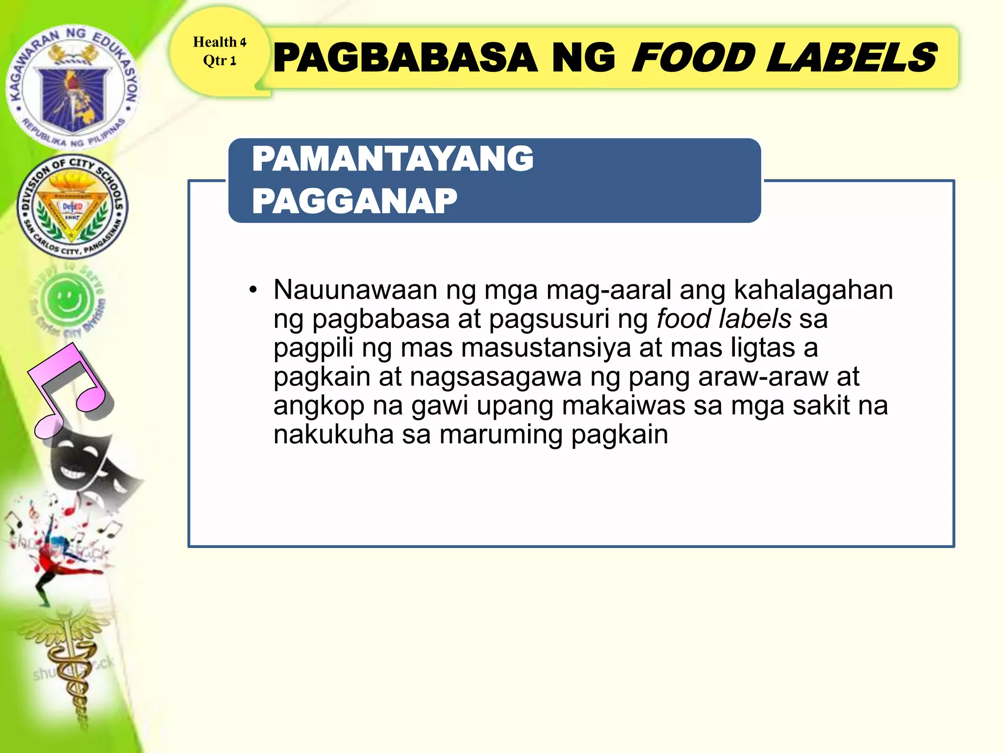 Health Grade 4 1st Quarter Aralin 1 | PPTX