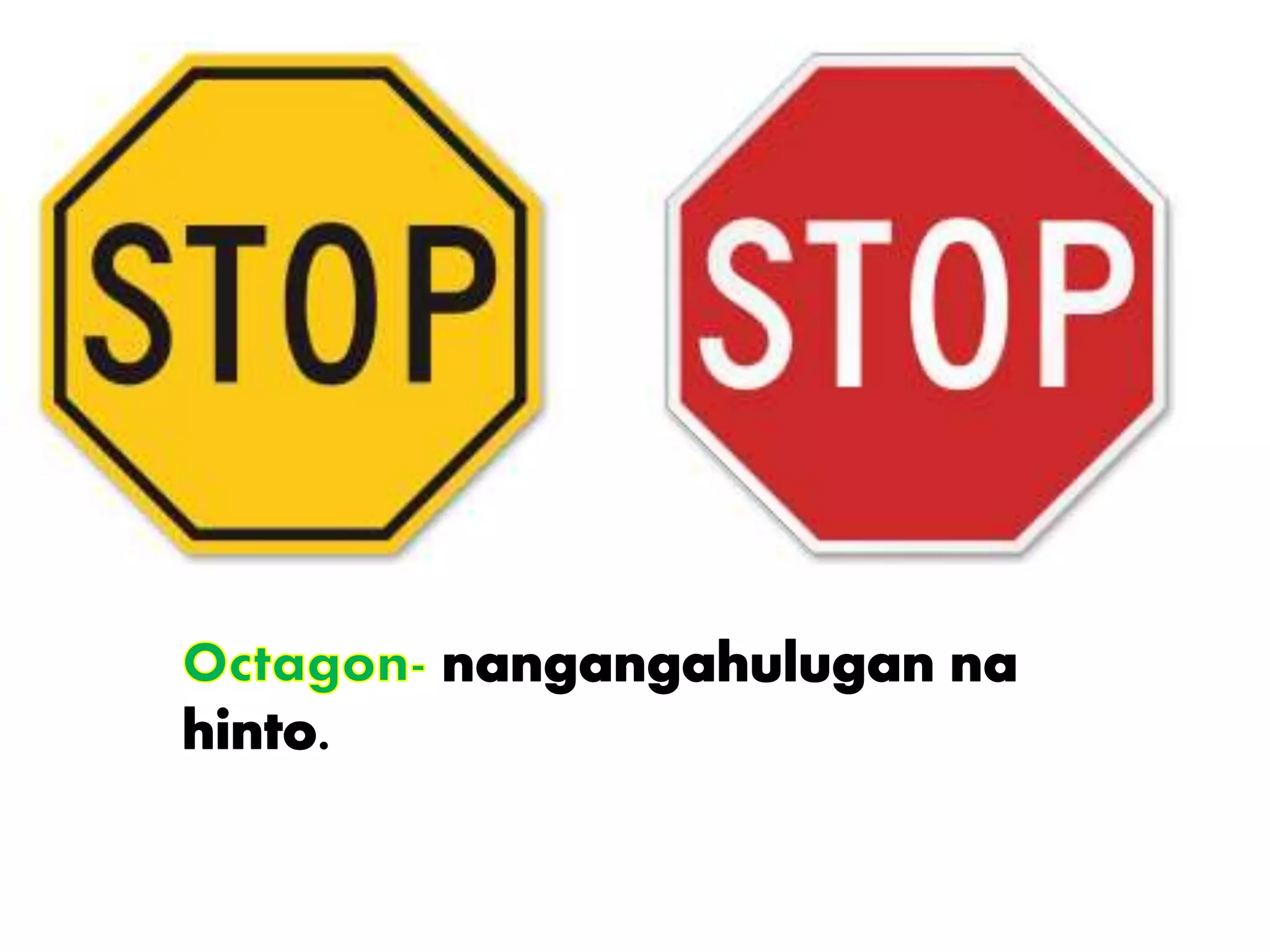 Panatilihing Ligtas sa mga Palatandaan | PPTX