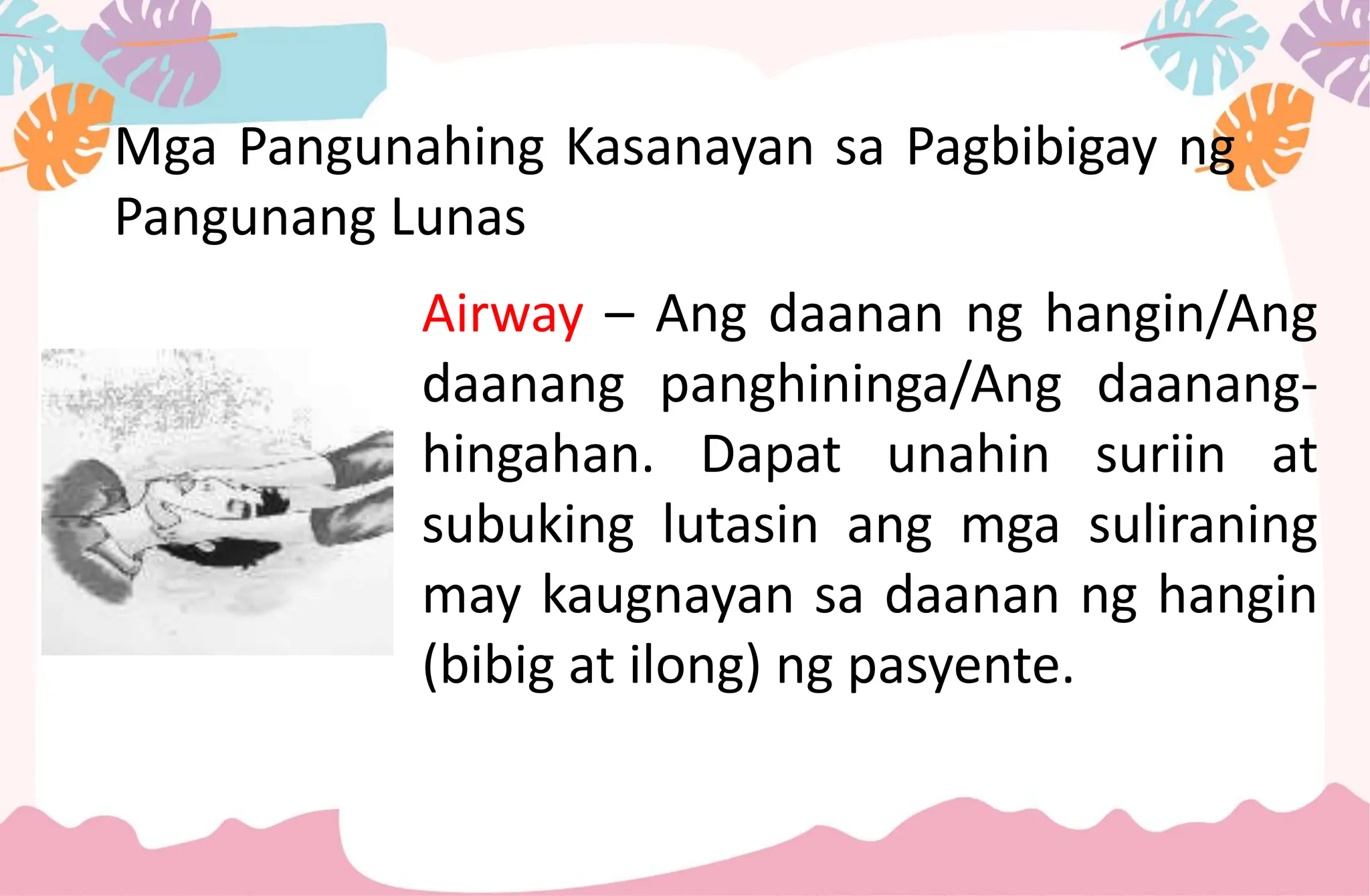 Ikaapat na Markahan - Pangunang Lunas - Health 5 | PPTX