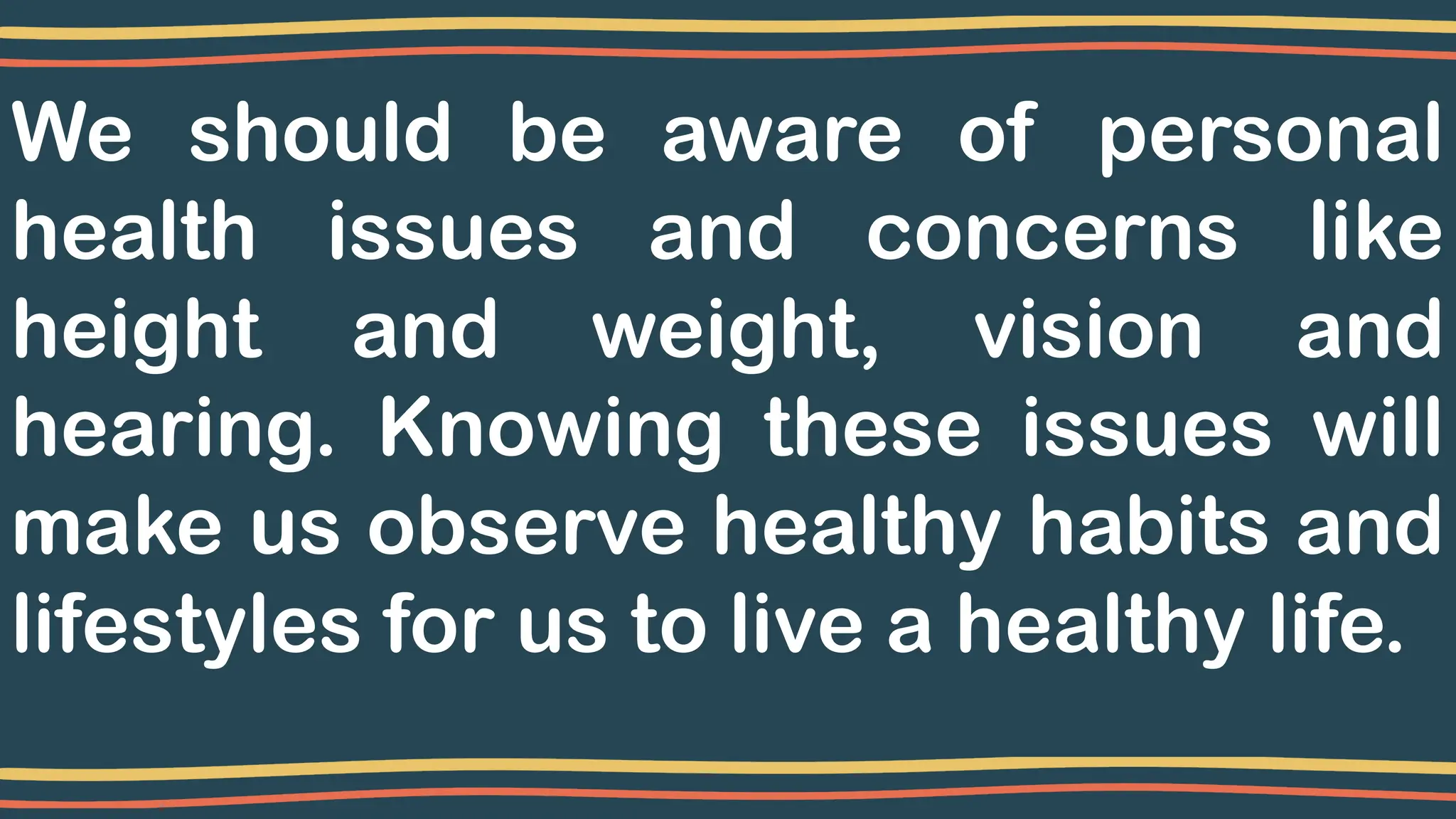 health 6 Q1W1 Personal Health Issues and Concerns on.pptx