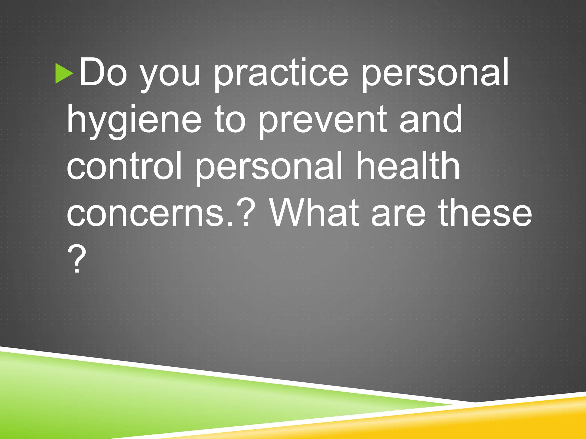 HEALTH 6 W2 D1 Personal health issues.pptx
