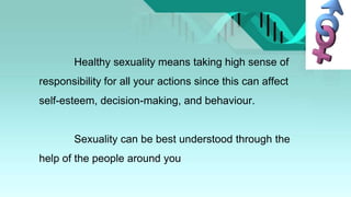 Gender and human sexuality health education | PPTX
