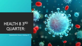 MAPEH Health 8 3rd Quarter Module 1: Stages of Infection | PPT