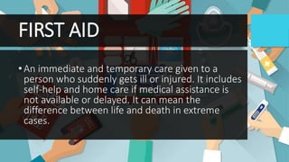 MAPEH Health 9 3rd Quarter Module 1: First Aid Basics | PPTX