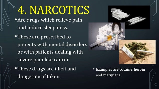 Narcotics Drugs Examples