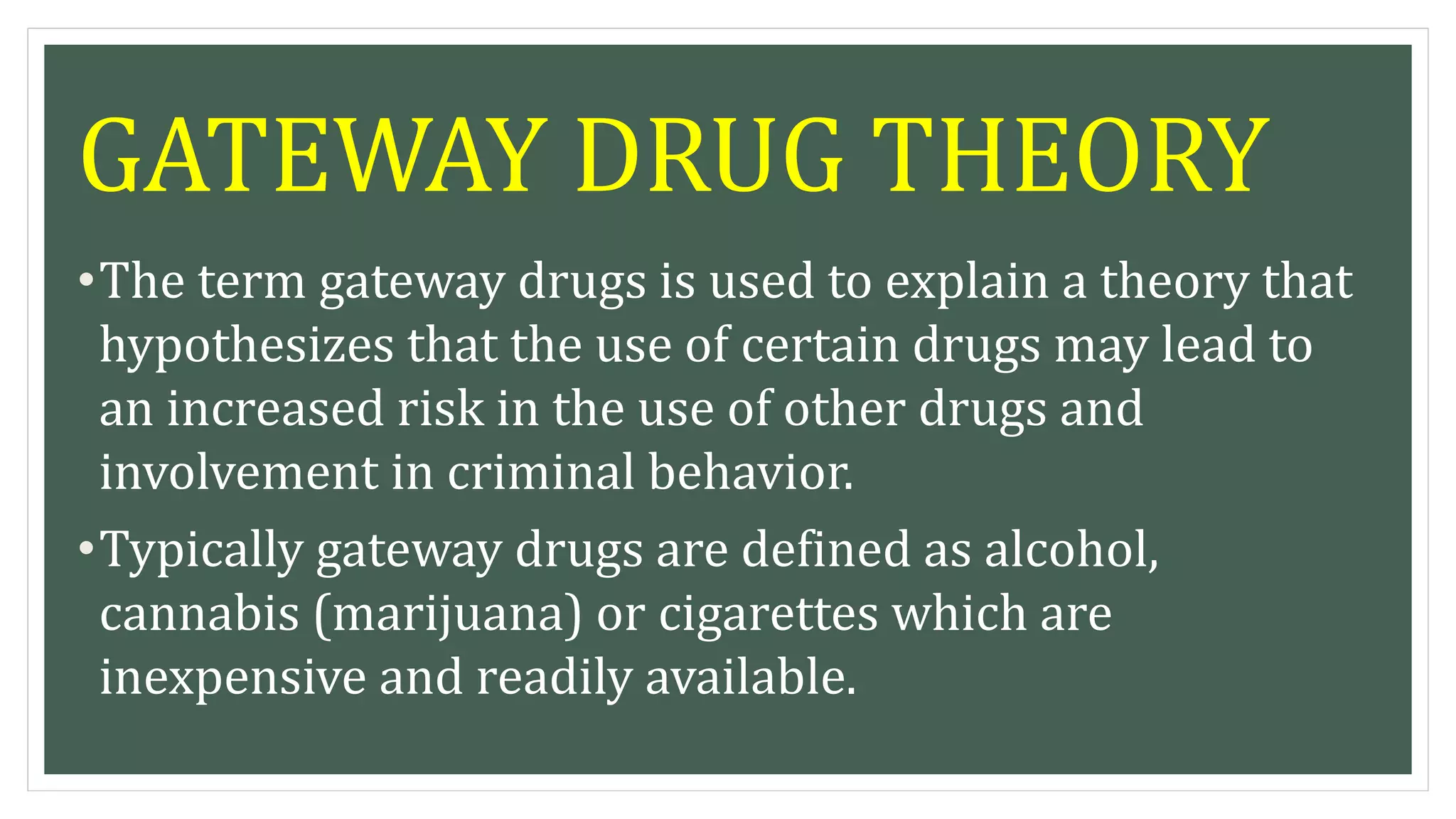 Prevention of Substance Use & Abuse (Gateway Drugs - Cigarettes) | PPTX