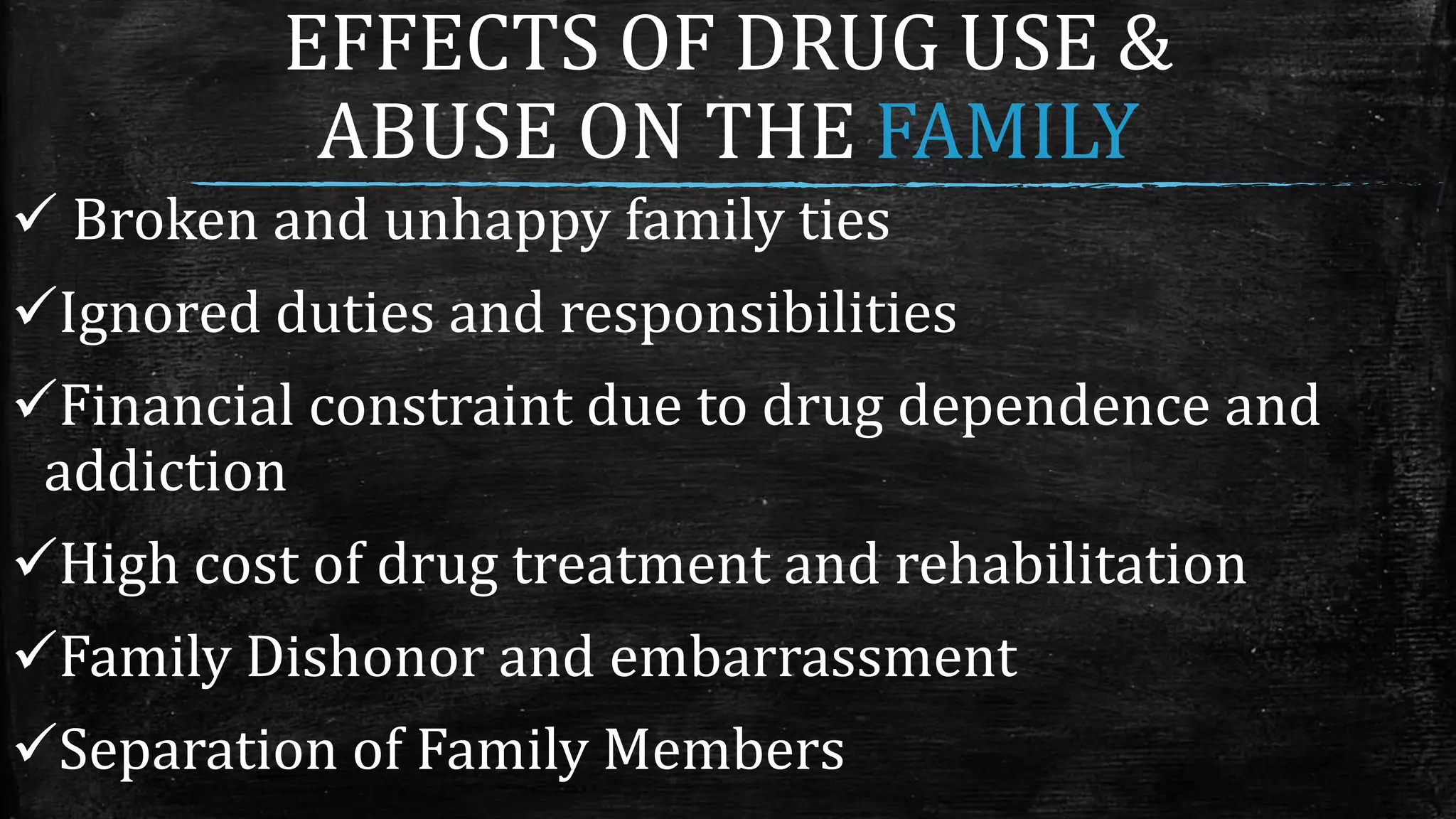 Long Term and Short Term Effects of Drug Use, Abuse and Misuse (Grade 9 ...