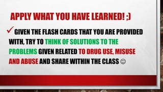 Risk and Protective Factors for Drug Use, Misuse, Abuse and Dependence ...