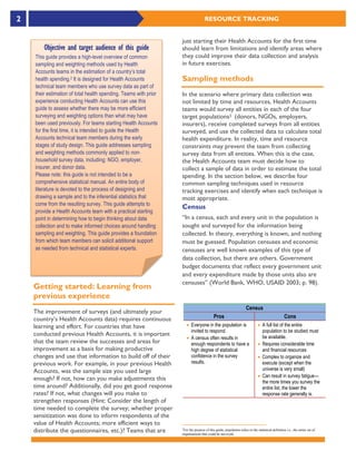 Sampling and Weighting Guide for Non-household Data | PDF
