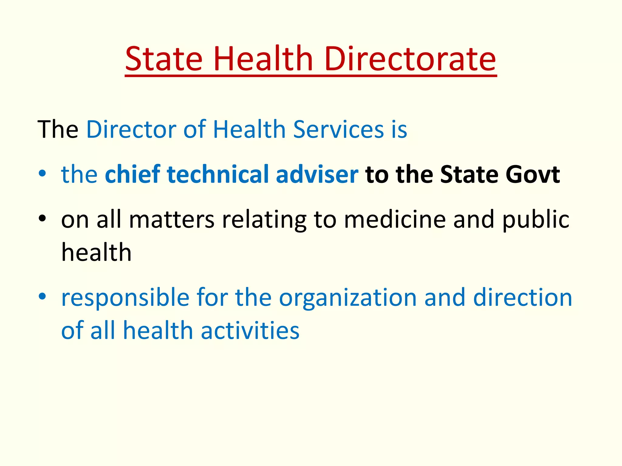 Health Administration in India | PPTX