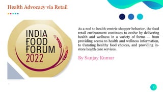 Health Advocacy via Retail | PPTX | Grocery Shopping | Shopping