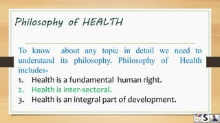 Health and concepts of health in english | PPTX