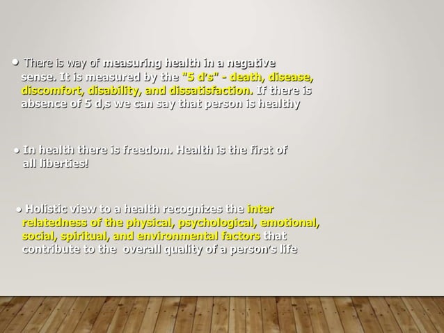 introduction of health and disease in health care | PPT