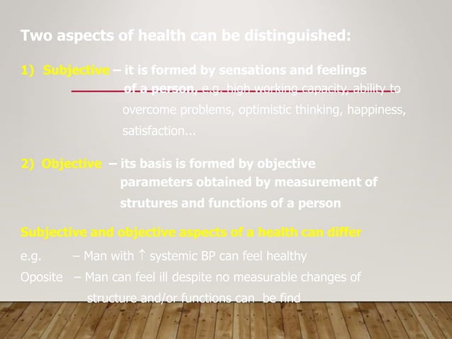introduction of health and disease in health care | PPT