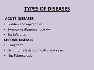 Health and diseases | PPTX | Infectious Diseases | Diseases and Conditions
