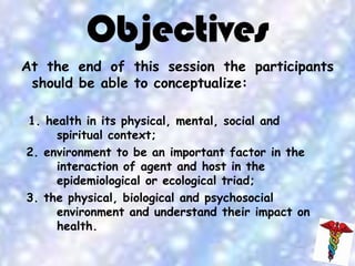 Health and environment | PPTX