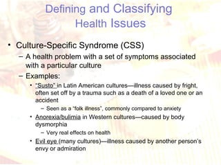 Cult Anth Health and healing | PPT