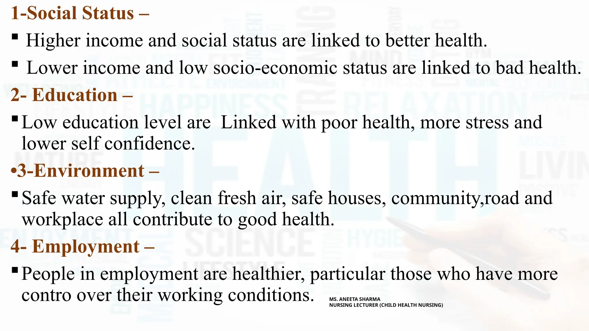 HEALTH AND HEALTH TEAM. pptx | PPTX