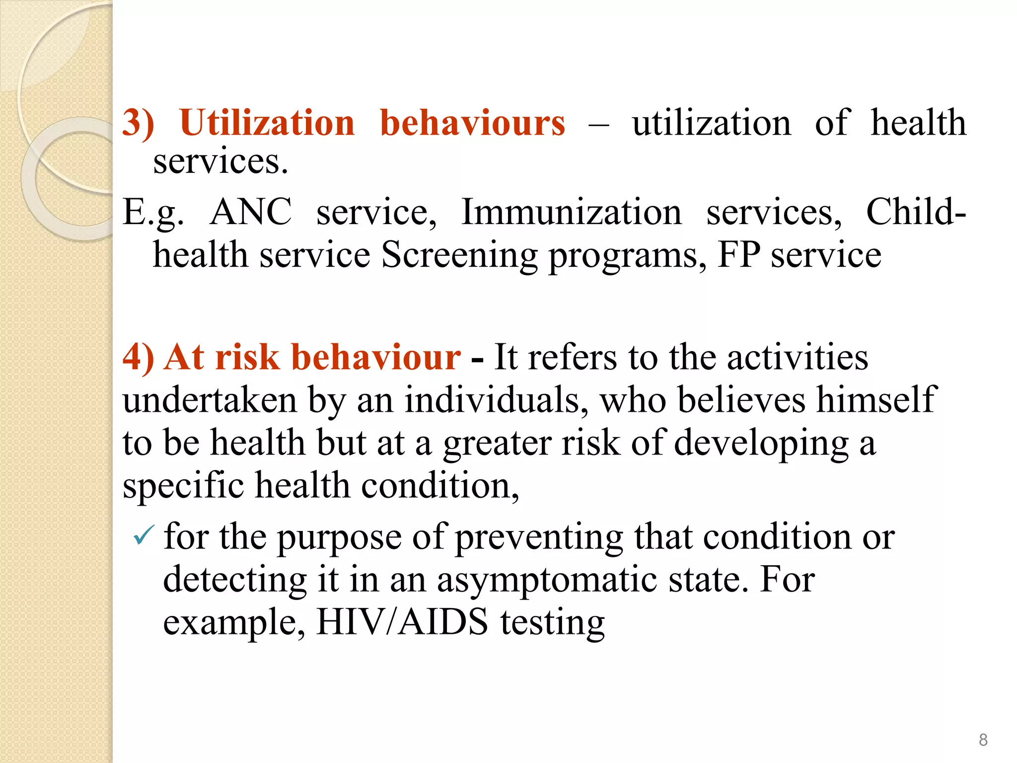 Health And Human Behaviour 3 1 Pptx