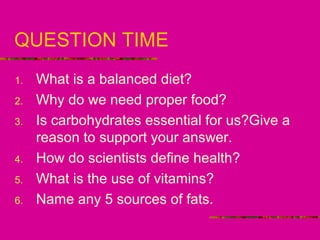 Health and hygiene for class 5 | PPT