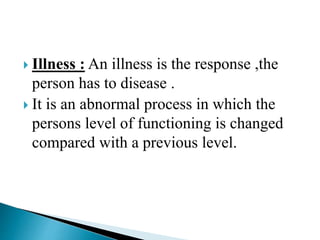 Health and illness | PPTX