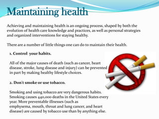 Health and medicine | PPTX