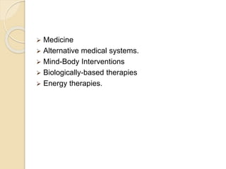 Health and medicine | PPTX