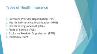 Health and Mediclaim policies | PPT