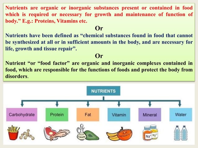 NUTRITION & HEALTH | PPTX | Chemistry | Science