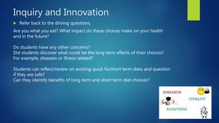 Health and Nutrition PBL | PPTX