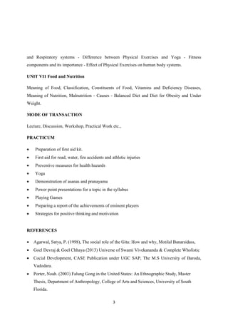 Health and physical education | PDF