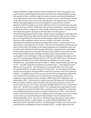 Health and Physical Education Assessment Health and physical education ...