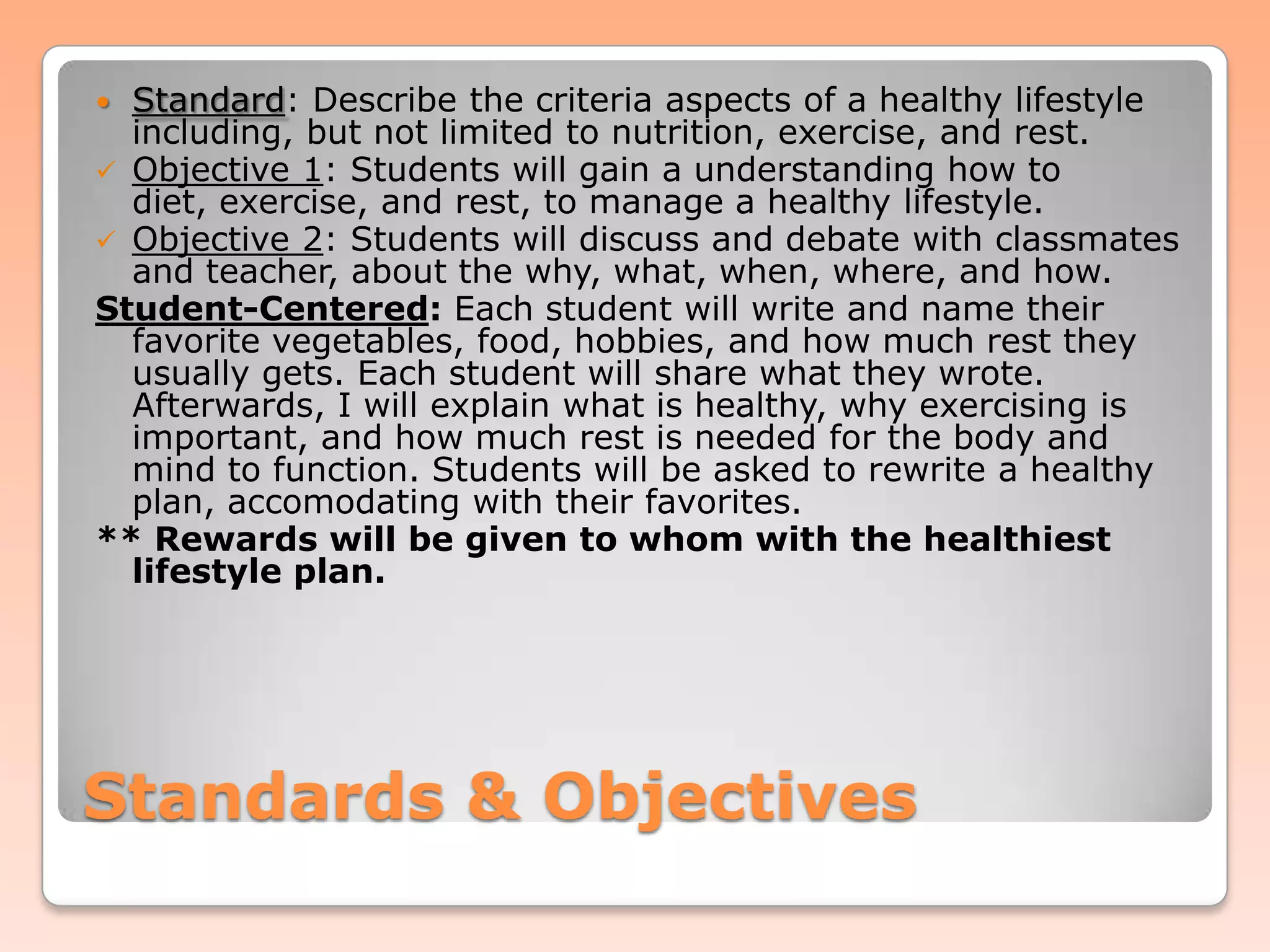 Health and physical guidelines | PPT