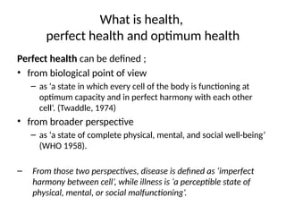 health and prevention health and prevention | PPTX