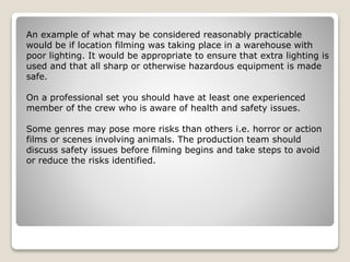 Health and safety Film | PPTX