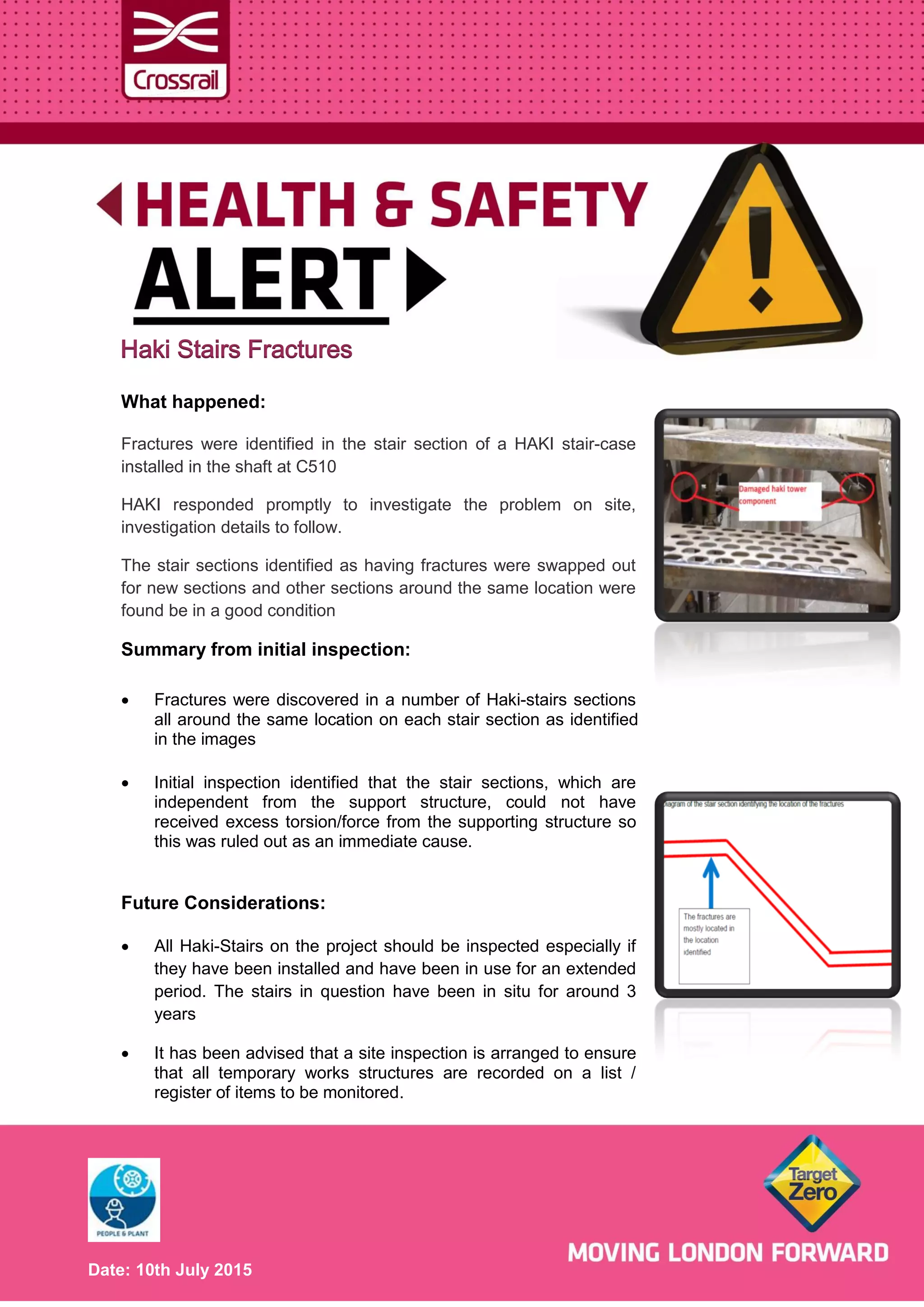 Health and safety alert 150710- haki staircase | PDF
