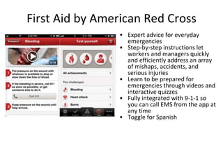 Health and Safety Apps 2017 | PPTX
