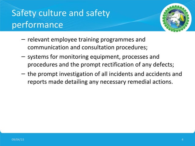Health and safety culture | PPT