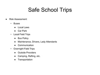 Health and safety for school heads saibsa | PDF