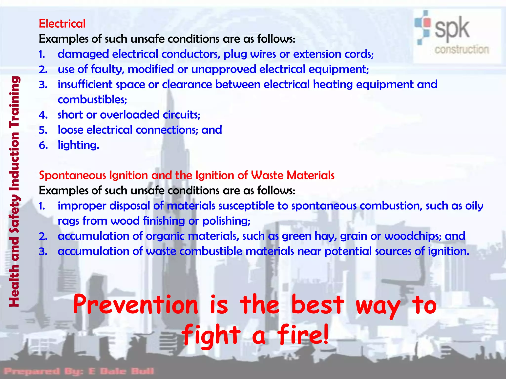 Health And Safety Induction Training | PPTX