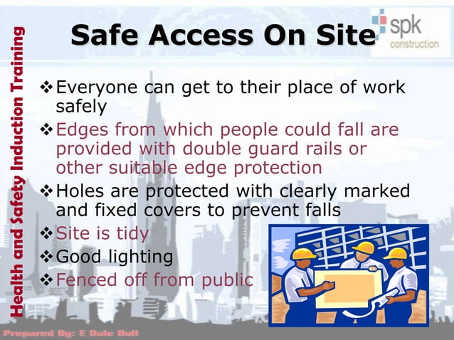 Health And Safety Induction Training | PPTX | First Aid | Injuries