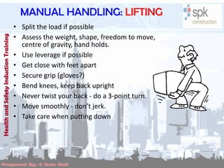 Health And Safety Induction Training | PPTX