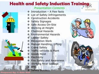 Health And Safety Induction Training | PPTX